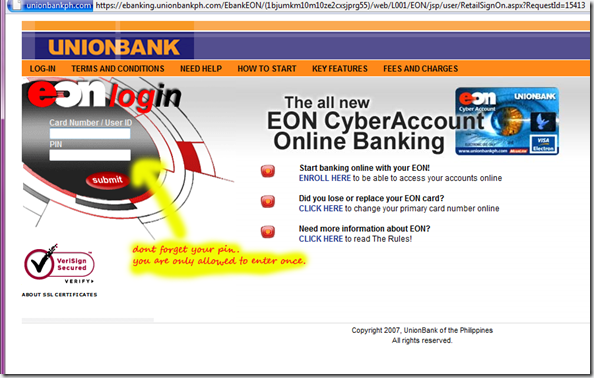 ☀ Freshness Indeed! ☀: [Tutorial] Unionbank EON Card for the Dummies